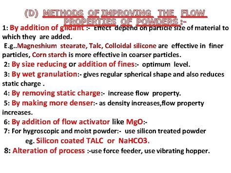 Preformulation Hygroscopicity Powder Rheology Compaction Properties