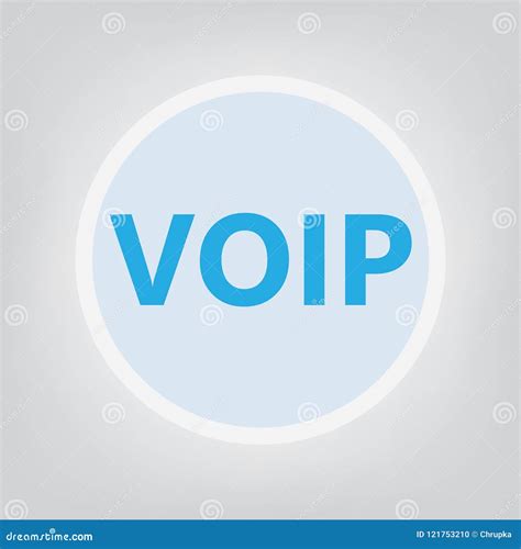 Voip Voice Over Internet Protocol Concept Stock Vector Illustration Of Acronym Abbreviaton