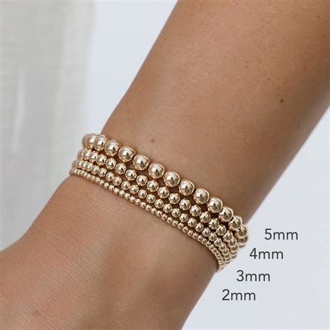 14k Gold Filled Beaded Bracelet Belladaar