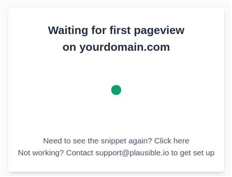 Verify That The Integration Is Working Plausible Docs