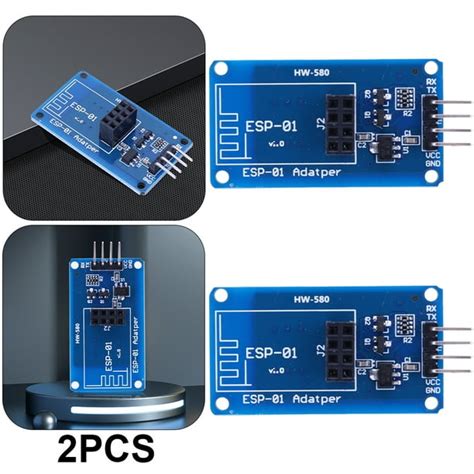 Esp8266 Esp 01 Módulo Adaptador Inalámbrico 33v 5v Breakout Pcb