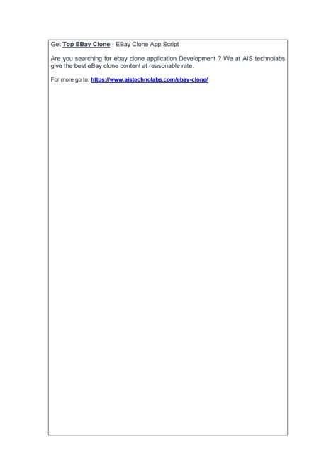 Get Top Ebay Clone Ebay Clone App Script By Clonescriptdevelopment
