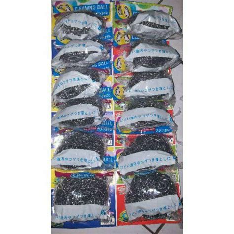 Jual Sikat Kawat Serabut Cuci Piring Panci Wajan Busa Sponge Gosok