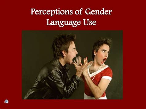 Perceptions Of Gender Language Use Pptx