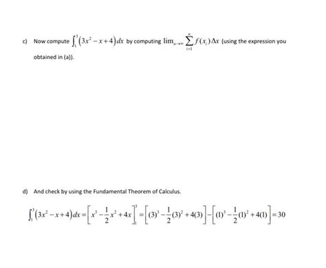 Solved PROBLEM FOUR RIEMANN SUM A Set Up And Simplify The Chegg Com