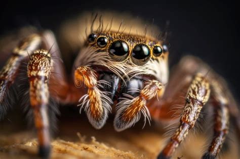Jumping Spider Macro Stock Illustration Illustration Of Arachnid 274239807