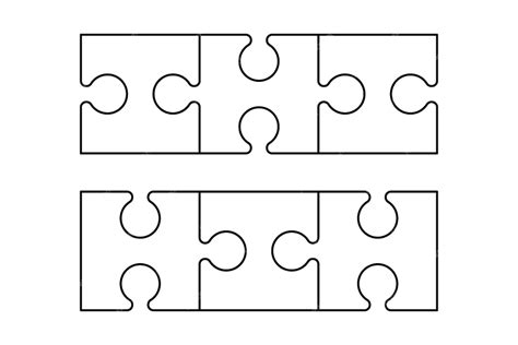 Premium Vector Puzzle Grid Outline Premium Vector Puzzle Grid Outline