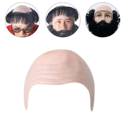 Realistic Bald Monk Headgear For Halloween Party Stage Performances