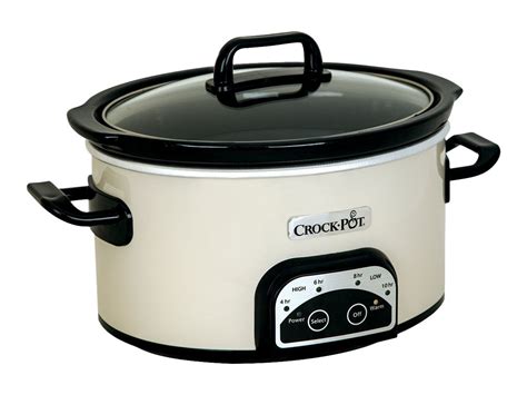 Crock Pot Smart Pot SCCPVP400 PY Slow Cooker 4 Qt Eggshell