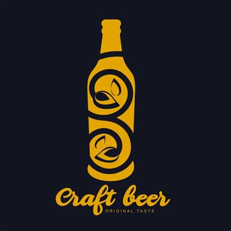Cerveza Artesanal Logo Imágenes Vectoriales Gráfico Vectorial De