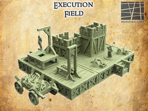 Execution Grounds Tabletop Terrain 28 Mm 3d Model 3d Printable Cgtrader