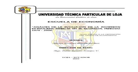ESCUELA DE ECONOMÍA dspace utpl edu ecdspace utpl edu ec bitstream