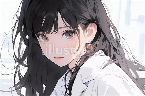 白衣の女性イラスト No 24162561｜無料イラスト・フリー素材なら「イラストac」