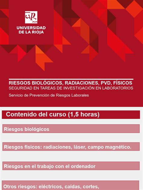 03 Riesgo Biologico Riesgos Fisicos Y Otros Pdf Radiación