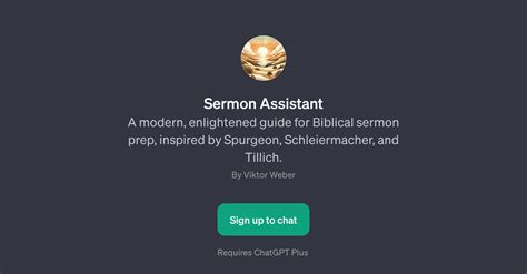 Sermon Assistant And 2 Other Ai Alternatives For Sermon Preparation