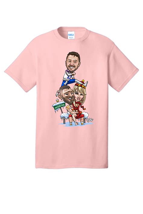 JUMPING JOSH ALLEN CARICATURE TEE