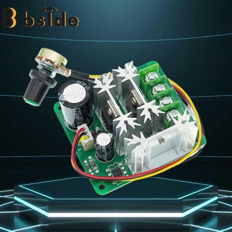 [ร้านเครื่องมือ Bside] ตัวคุมมอเตอร์ Dc6v 90v Pwm โมดูลตัวควบคุมมอเตอร์ไดรฟ์ขนาดใหญ่15a 6v 12v
