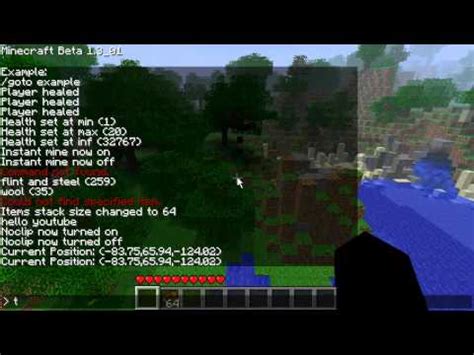 Minecraft Mod Single Player Commands V YouTube