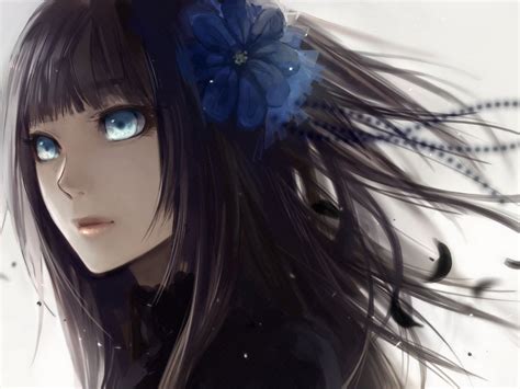 Аниме девушки с темными волосами фото и картинки 33 штук