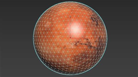 3d Model Planet Mars 4k Ultra Hd Texturs Vr Ar Low Poly Cgtrader