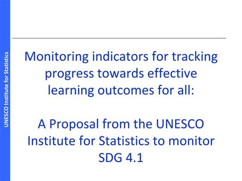 proposal for monitoring sgd 4 1 pptx educational assessment education