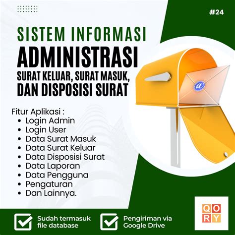 Jual Source Code Program Aplikasi Administrasi Surat Keluar Masuk