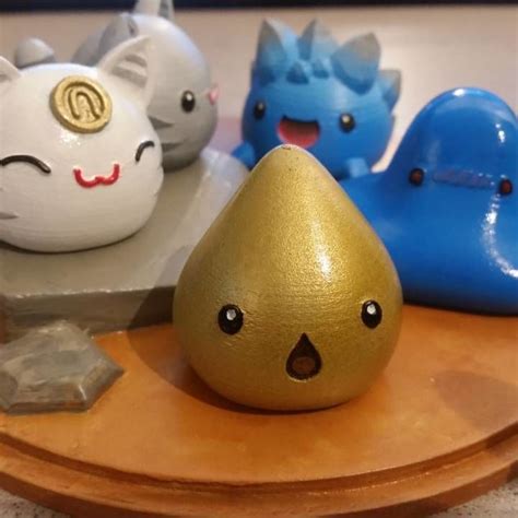 Slime Rancher Gold Lucky And Puddle Slimes 3d Model 3d Printable Cgtrader