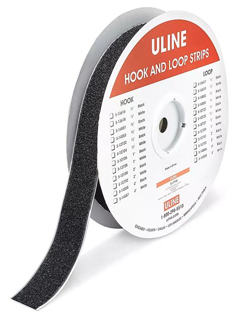 Tape Strips Loop Black 1 12 X 75 S 17141 Uline