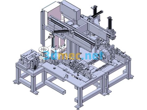 Automobile Module Assembly Equipment 3d Model Solidworks