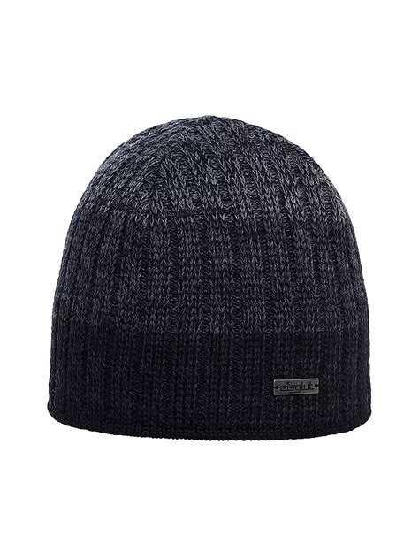 EISGLUT Herren Mütze Griffina Merino XL schwarz