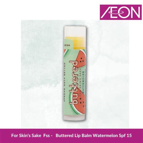 Jual For Skins Sake Fss Buttered Lip Balm Watermelon Spf 15 Shopee