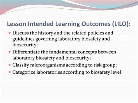 Solution Week 14 15 Basic Concepts On Laboratory Biosafety Biosecurity