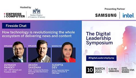 Fireside Chat With Avinash Pandey Ceo Abp Network Technology And President Nbda Express Computer