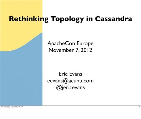 PDF Virtual Nodes Rethinking Topology In Cassandra DOKUMEN TIPS