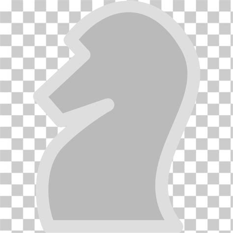 Free Svg Vector Clip Art Of Light Chess Figure Knight Nohatcc