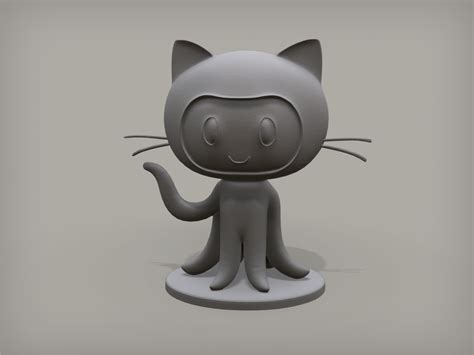 Octocat Github By Spezialuniversal Makerworld Download Free 3d Models