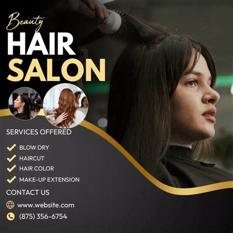 Hair Salon Ads Template Postermywall