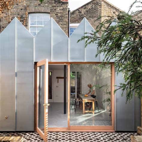 Albion Terrace Extension Topped With Zigzag Zinc Roof By Outpost