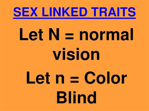 Ppt Sex Linked Traits Powerpoint Presentation Free Download Id6783448