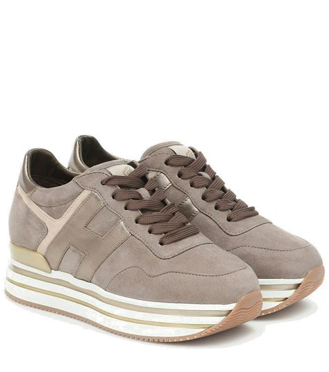Hogan Midi Leather Platform Sneakers Hogan Hogan Midi Leather Platform Sneakers Hogan