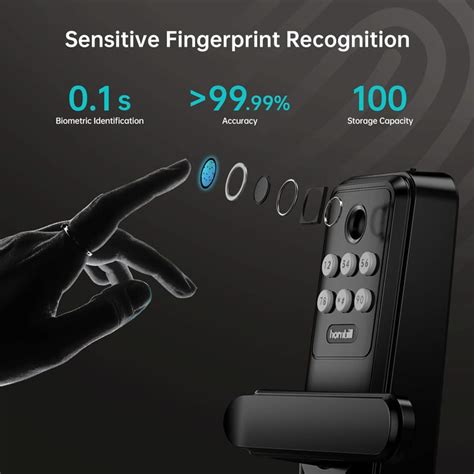 Door Handle Smart Lock Wifi Smart Front Door Lock Hornbill