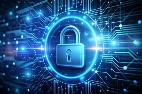 Securing Information Cybersecurity Data Protection Premium Ai Generated Image