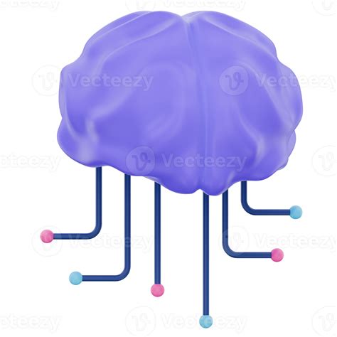 3d Neural Network Brain 65445840 Png