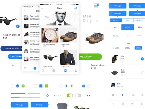 Gmail Redesign App Free Sketch Resource Sketch Elements