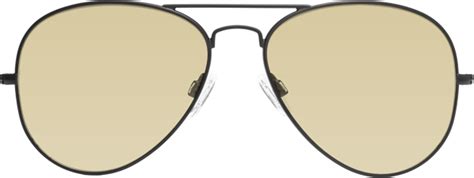Black Grandpa Thin Aviator Tinted Sunglasses With Light Champagne