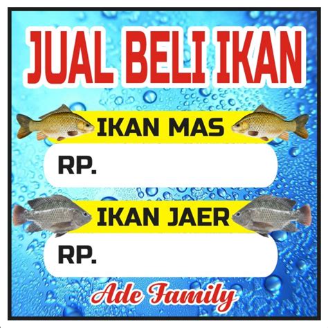 Download Contoh Spanduk Jual Ikan Format Cdr Karyaku
