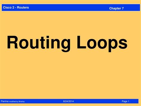 ppt routing loops powerpoint presentation free download id 3496650