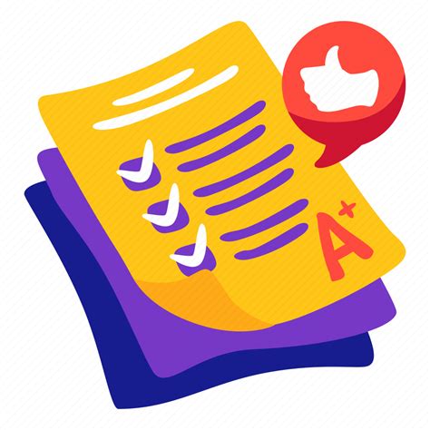 Exam Result Exams Test Results A Plus Illustration Download On Iconfinder