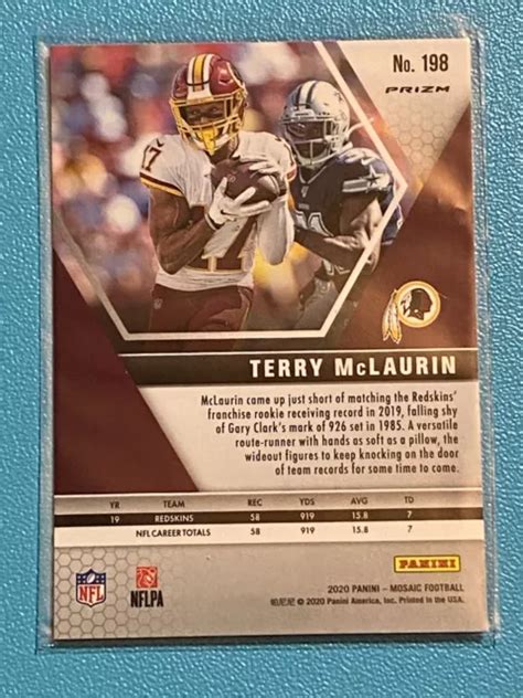 2020 MOSAÏQUE PANINI football réactif bleu parallèle 198 Terry