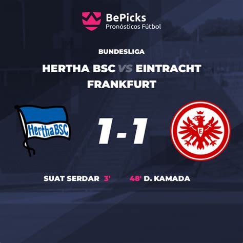 Hertha Bsc Vs Eintracht Frankfurt Pronósticos Cuotas Previa Y